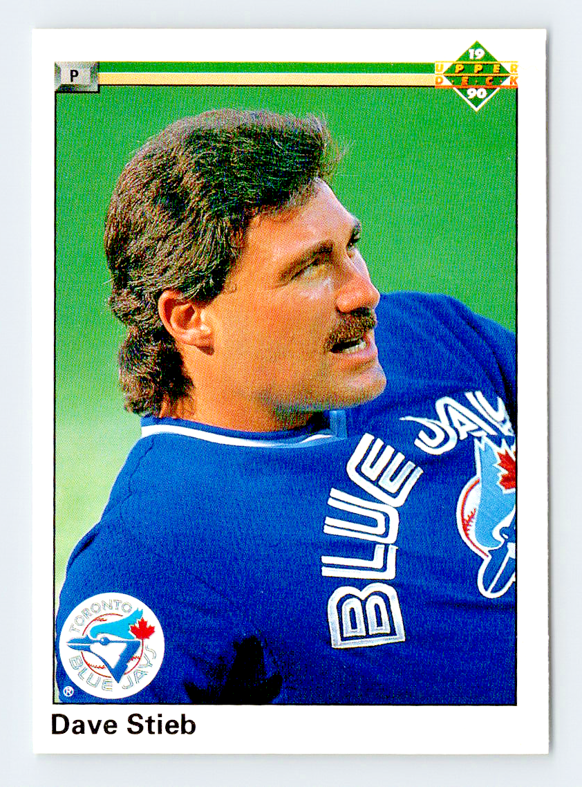 1990 Upper Deck Card, #605 Dave Stieb Toronto Blue Jays, Canadian Hall ...