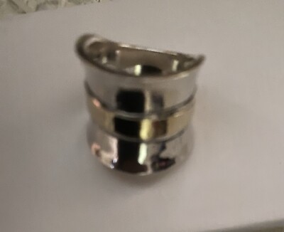 Silpada 925 Sterling Silver 9k Wide Band Ring Retired Size 6 | eBay