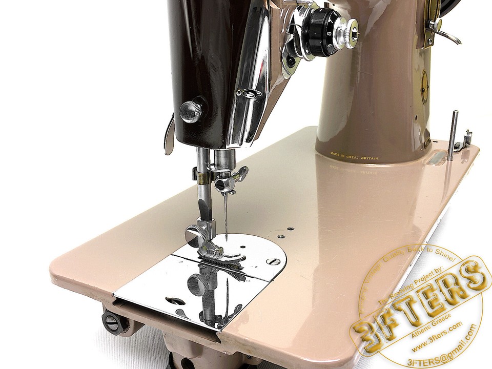 Vintage SINGER 201 201k Heavy Duty Sewing Machine Serviced & Restored ...