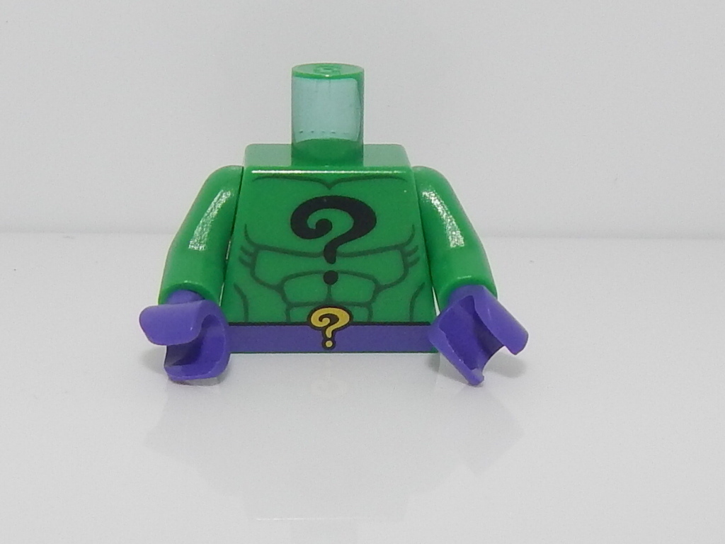 Lego Minifigure Torso Super Heroes Batman The Riddler T21 | eBay