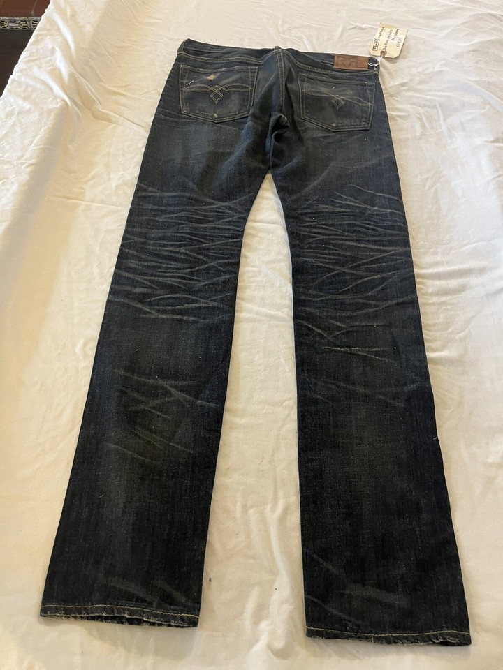 Double RL mens Jeans Vintage Straight Japan Woven Selvedge Sz 29 New ...