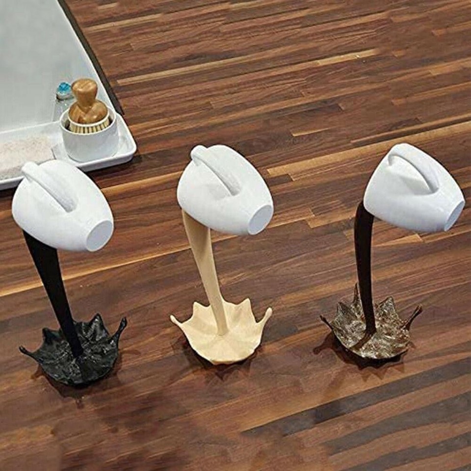 ˙ Novelty Floating Coffee Cup Sculpture Resing Coffee Cup Floating ...