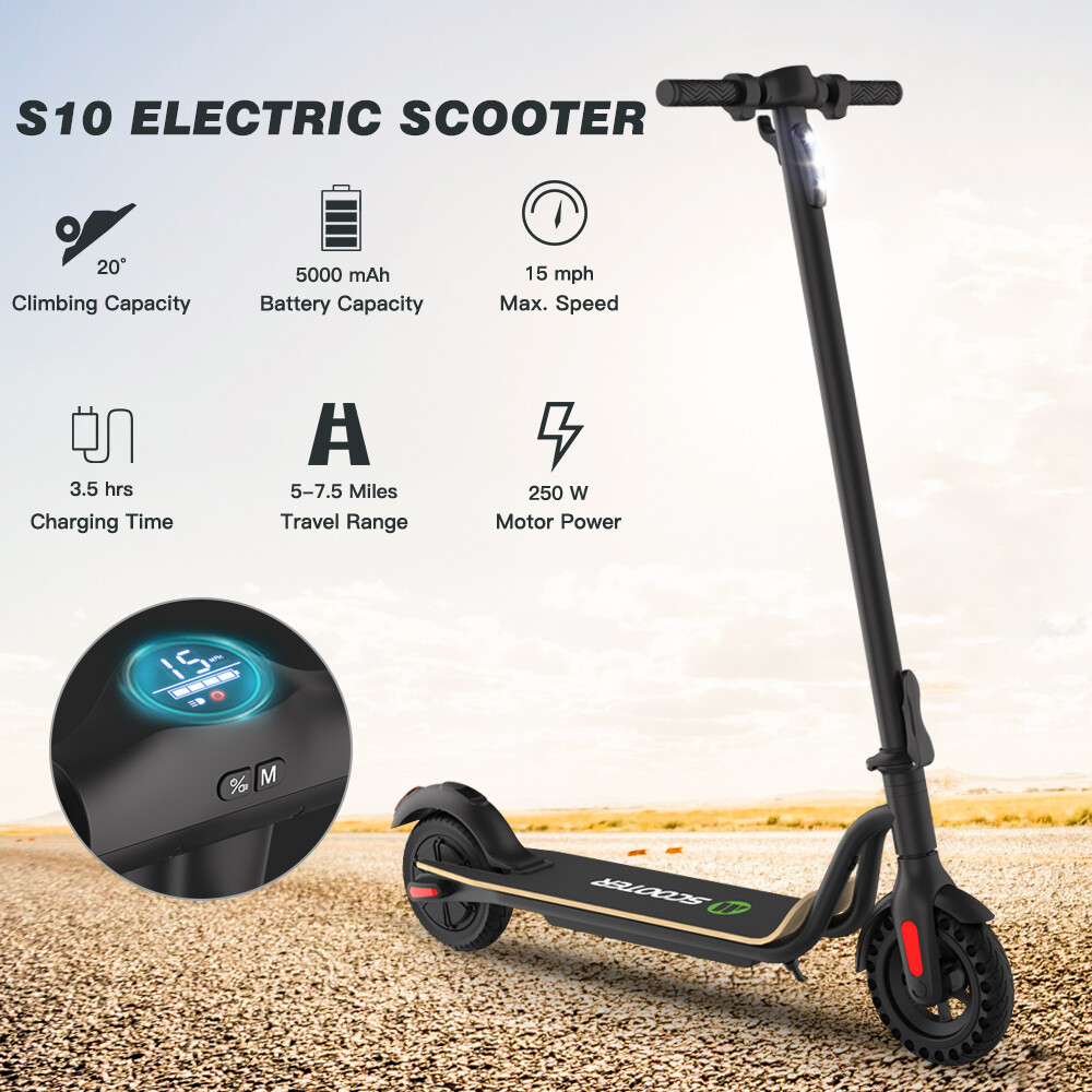 Megawheels S10 5.0AH Foldable E-Scooter Teen Adult Kick Electric Scooter 15Mph | eBay