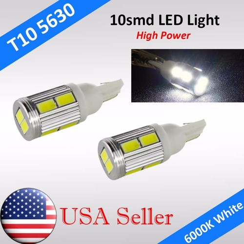 4PCS Super Bright Samsung 10SMD Back Up Light Reverse Lamp T10 High ...
