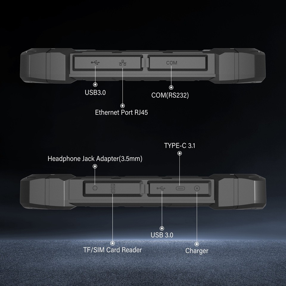 Rugged Tablet Win 11 Pro Intel N100 16GB RAM 256GB 4G LTE GPS NFC ...