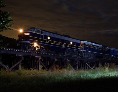 B&O 722 On the Trestle 8 x 10 Photo | eBay