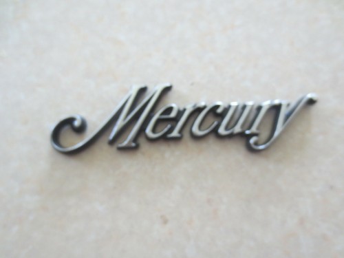 Original Ford Mercury script car badge / emblem | eBay