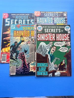 ⭐️DC COMICS HORROR HAUNTED/SINISTER ,HOUSE OF SECRETS-READERS 17,18,33,147 | eBay