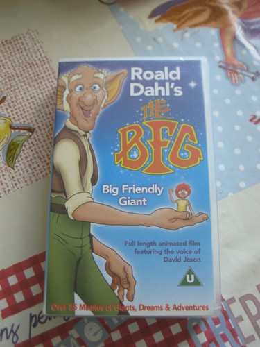 Roald Dahl's The BFG animated film VHS cassette | eBay UK