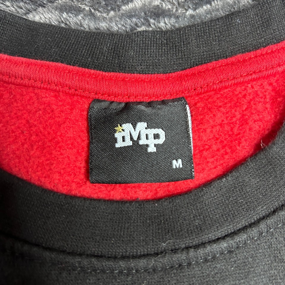 Imperious IMP Red, Black & Gold Abstract Sweatshirt Men's Size Medium ...