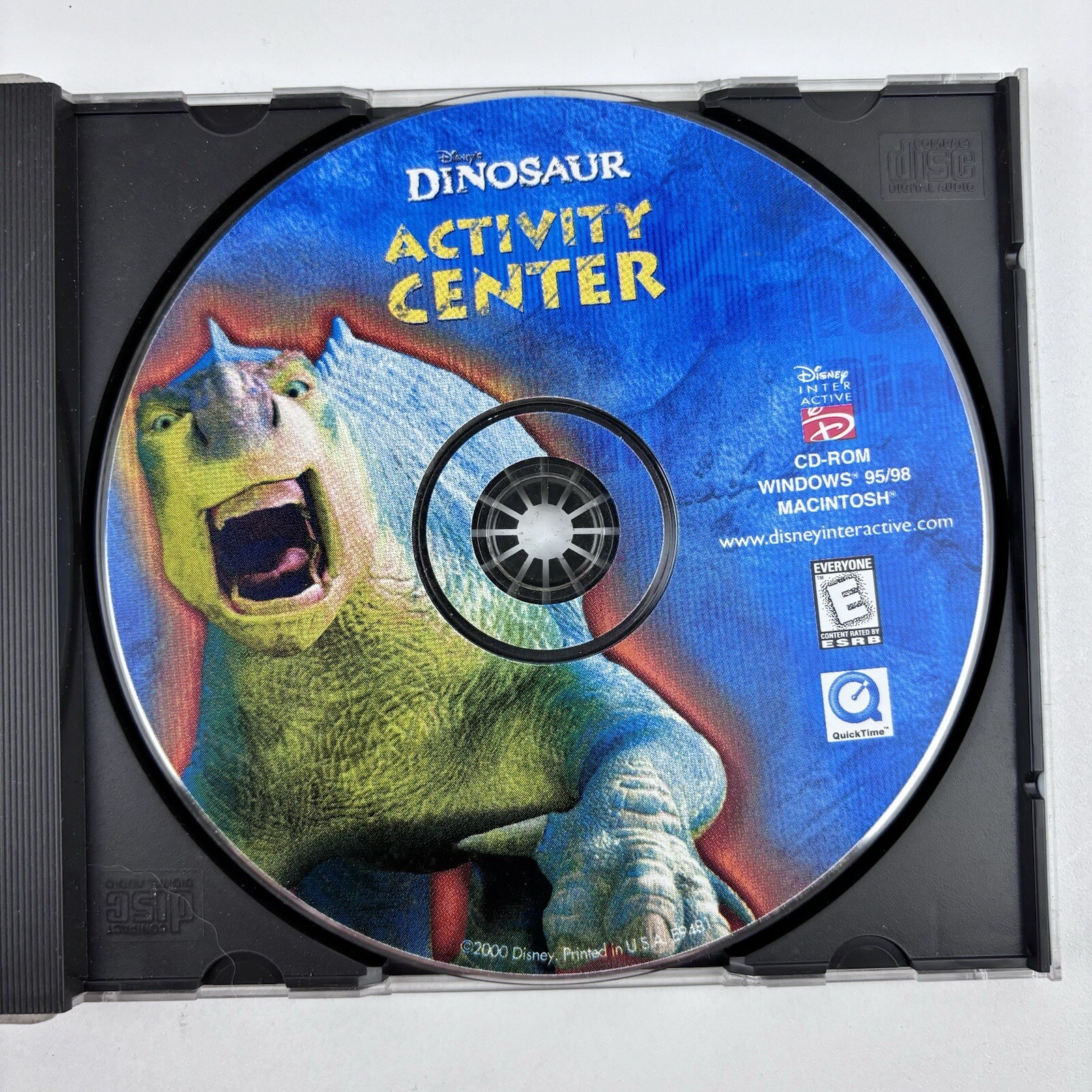 Disney's Dinosaur Activity Center PC CD-Rom 2001 Windows Children Kids ...