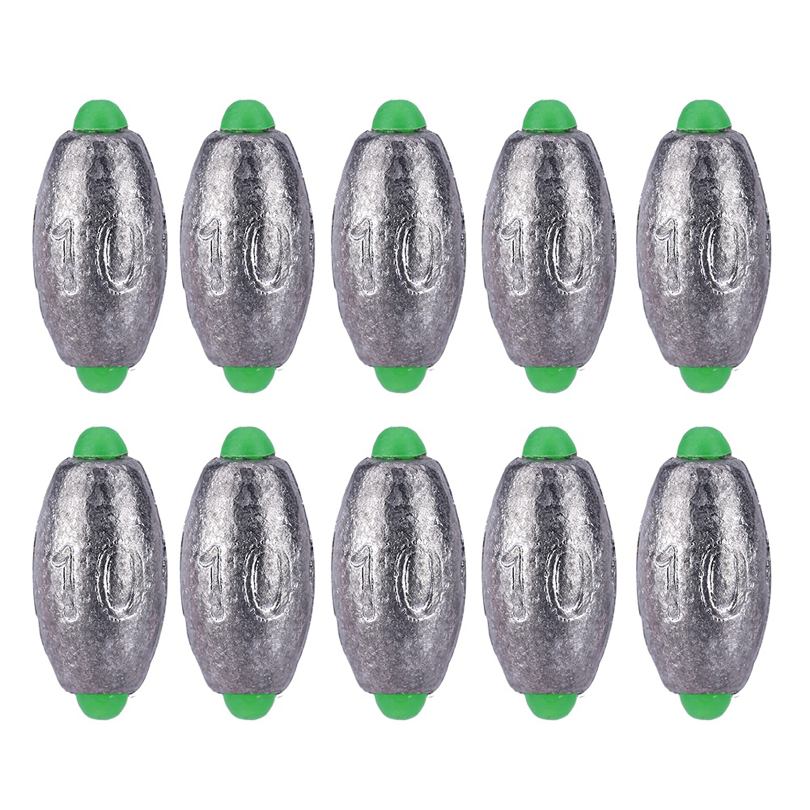 10X 5 Sizes Removable Split Shot Sinkers Weights Fishing Sinker Tackle Kits Hot | eBay