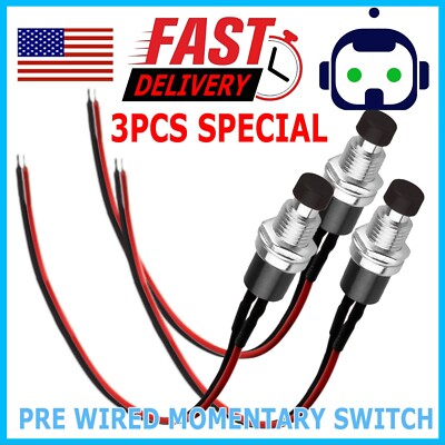 Pushbutton - 12 Volt Push Button Switch