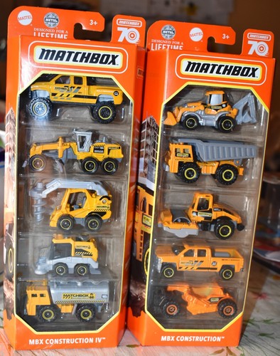 Matchbox 5 Pack 2023 MBX CONSTRUCTION LOT OF 2 NEW | eBay