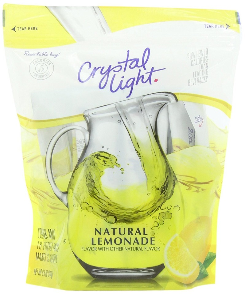 Sugar-Lemonade Naturally Flavored Powdered Drink Mix 16 Count Pitcher ...