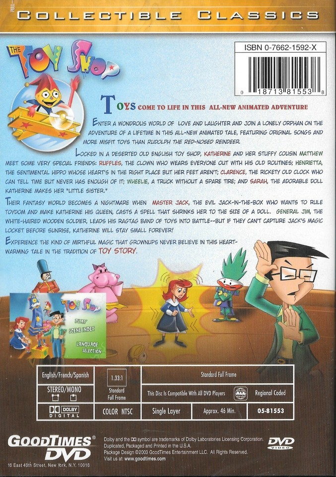 The Toy Shop - Animated DVD 18713815538 | eBay