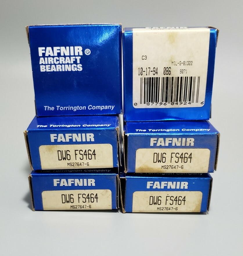 Torrington Fafnir DW6 FS464 Aircraft Bearing | eBay