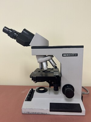 Reichert Microstar IV 410 Binocular Laboratory Microscope w/ 4x ...