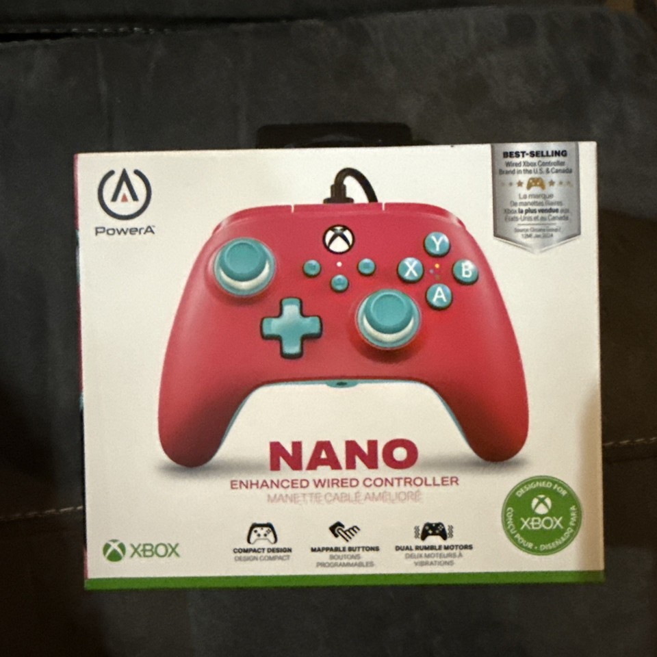 PowerA Nano Enhanced Wired Controller for Xbox Series X|S - Red Sky NEW ...