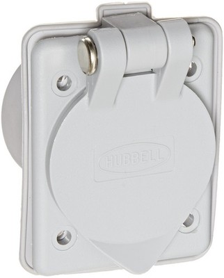 Hubbell HBL61CM64 15 Amp 125v 2 Pole 3 Wire Gray Outlet | eBay