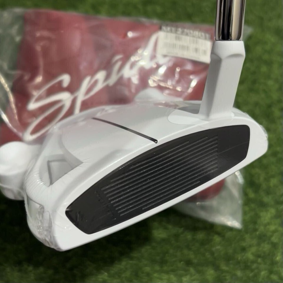 33 Inch Taylormade Spider Ghost White Small Slant Putter Short Neck Neo ...