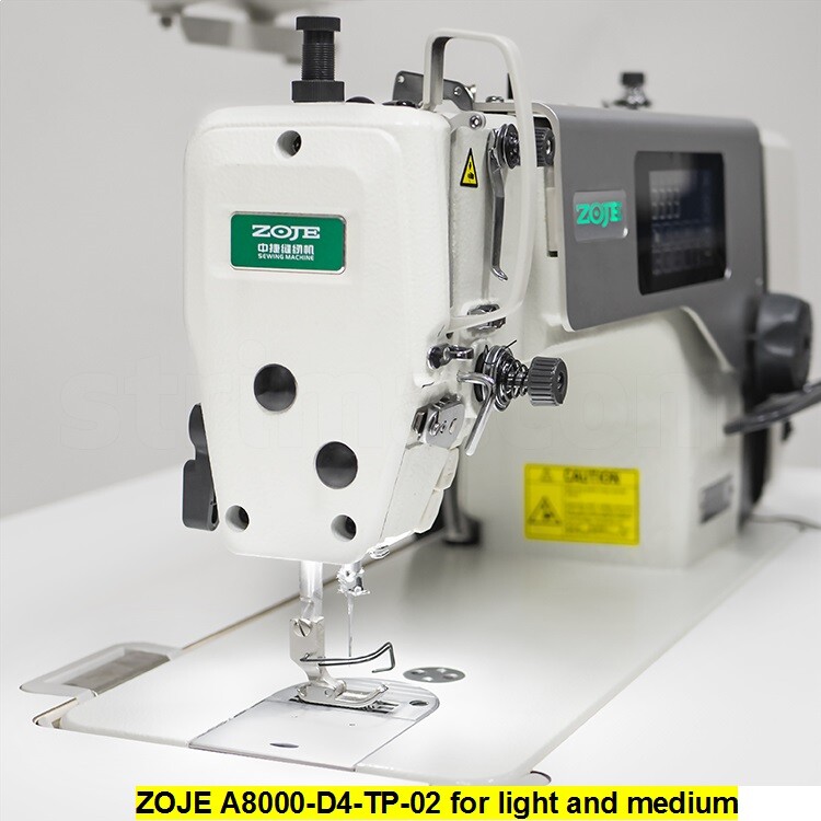 ZOJE A8000-D4-TP-02 Automatic lockstitch machine for light and medium ...