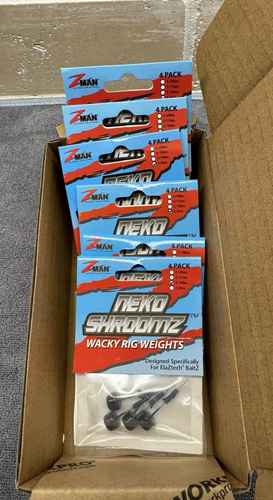 ZMAN NEKO SHROOMZ WACKY RIG WEIGHTS- 6 PACKS (1/6 oz - 1/10 oz) | eBay