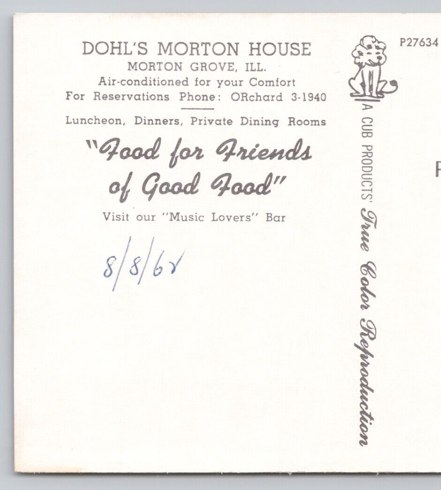 Dohl's Morton House Lincoln Ave Morton Grove Illinois 1960s Vintage ...