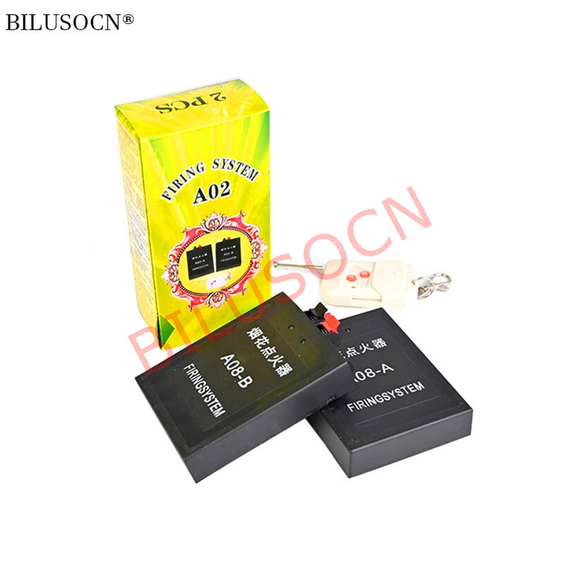 2 Cue Fireworks firing system wedding stage pyrotechnic Wireless remote ...