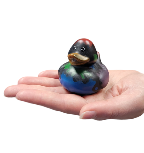 Splat Rubber Duckies (2") Standard Size. (12 Pack) Colorful Paint ...