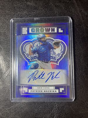 PATRICK MAZEIKA Autograph - 2022 Panini Capstone #C-PM - New York Mets ...