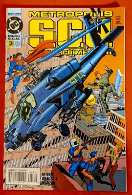 Metropolis S.C.U. DC Comics January 1995 issue 3 Bagged & Boarded | eBay