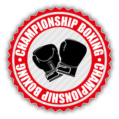 Boxing Championship Emblem Car Bumper Sticker Decal 5" x 5" | eBay