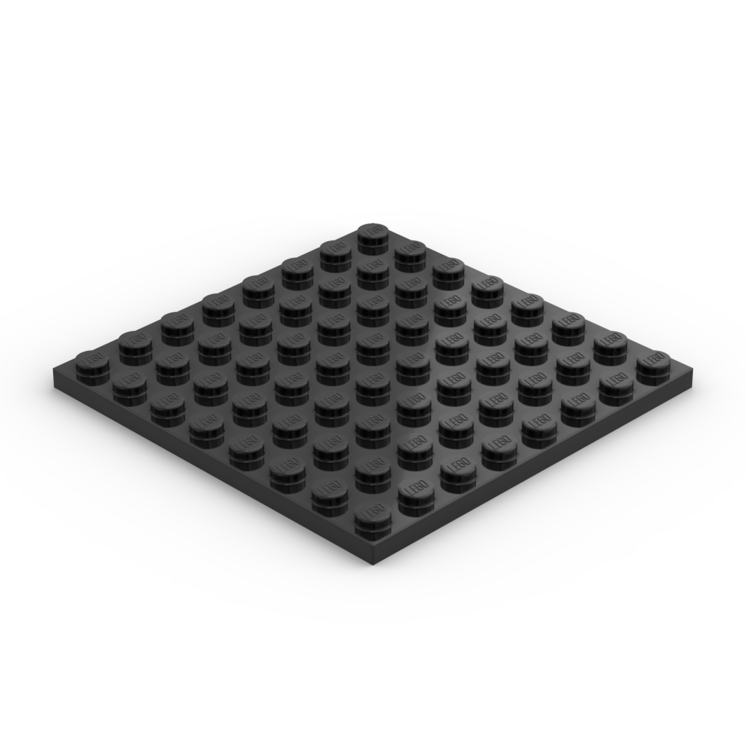 Lego 2x Platte 8x8 plate 41539 schwarz black | eBay.de