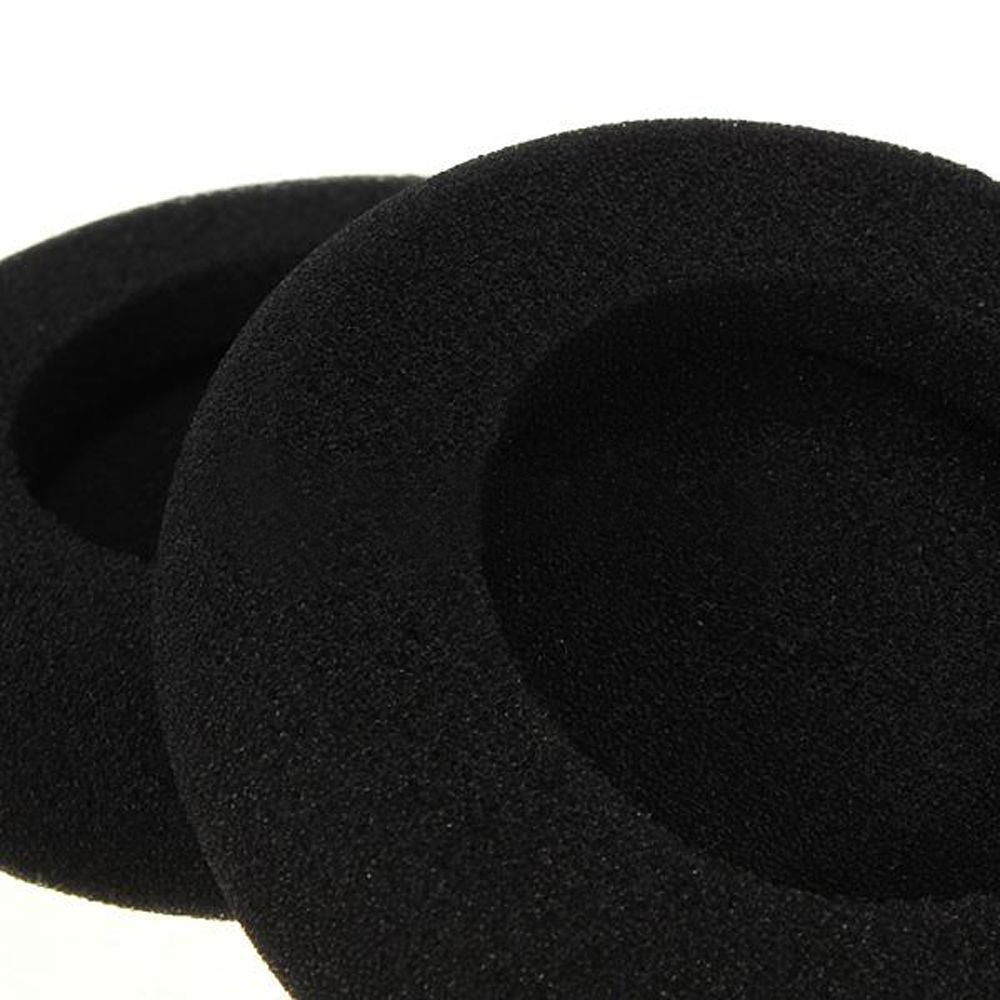Durable Headphones Ear Pads Black Earphone Sponge Soft Foam Headset ...