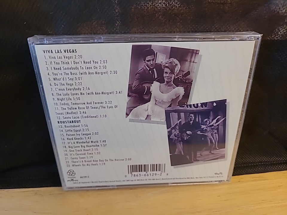 Elvis Double Features: Viva Las Vegas / Roustabout CD (1992, BMG) NEW ...
