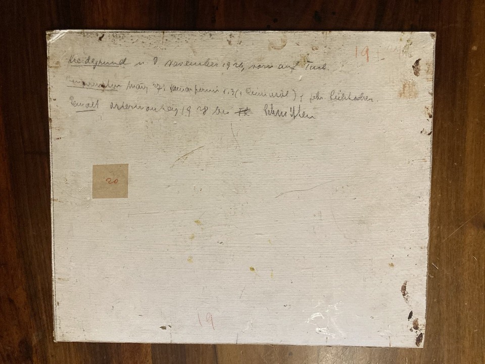 Oil Painting On Panel 1950 German School Expressionist Antique | eBay