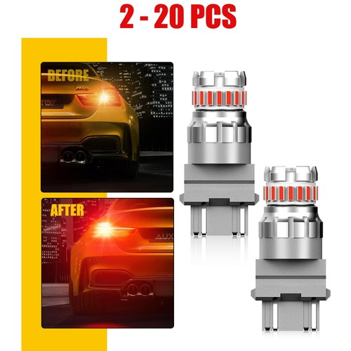 3056 3157 3456 3156 LED Set Bulb 2 of For Light Brake Tail Red 2-20PCS ...