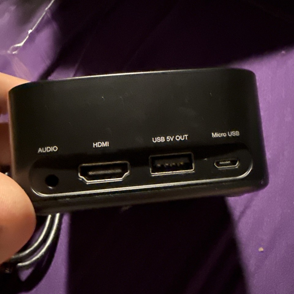 Miroir Mini Projector Black 1080p | eBay