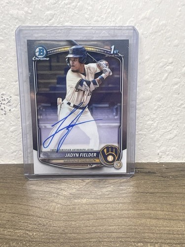 2025 Bowman Chrome 1st Jadyn Fielder Auto Brewers | eBay