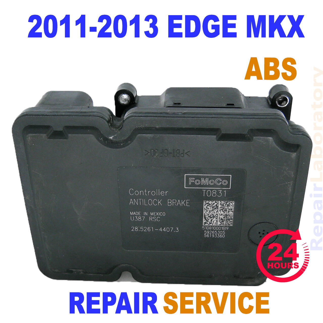 ⭐REPAIR SERVICE⭐ 11-14 FORD EDGE LINCOLN MKX ABS Anti-Lock Pump CONTROL ...