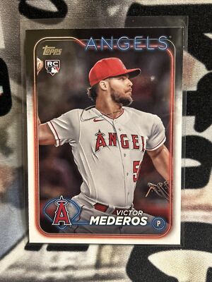 2024 TOPPS SERIES 1 #270 VICTOR MEDEROS ROOKIE RC ANGELS | eBay