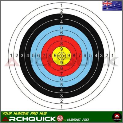 10 x Paper Target Faces 60x60cm for Compound Recurve Bow Archery Target ...