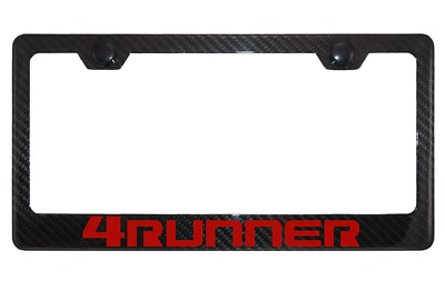 Toyota 4Runner Carbon Fiber License Plate Frame | eBay