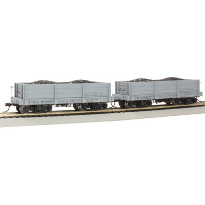 Bachmann 26533 18' Wood Low-Side Gondola U.S.A. #100701/101222 (2-Pk ...