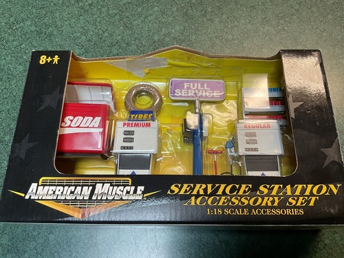 1/18 American Muscle Service Station Accessory Set NIB | eBay
