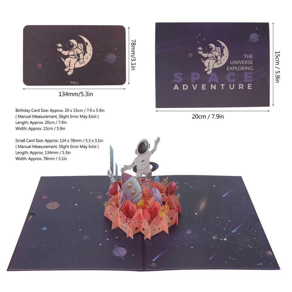 3D Greeting Cards Exquisite Details Eye Catching Popping Up Birthday 3D ...
