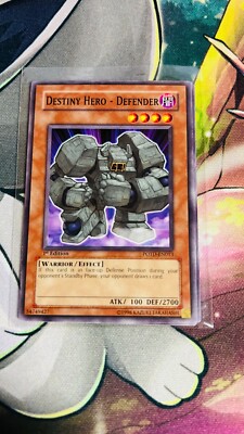 Destiny Hero - Defender POTD-EN013 Common 1st Edition Near Mint Yugioh ...