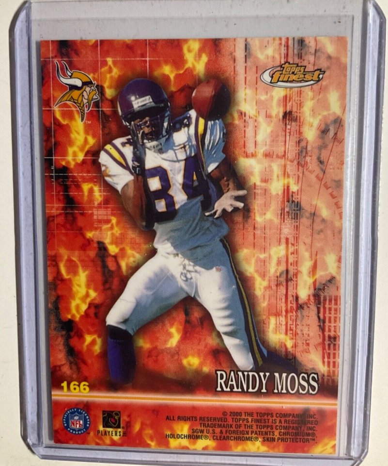 Randy Moss & Peter Warrick 2000 Topps Finest Football Inherent Fire ...