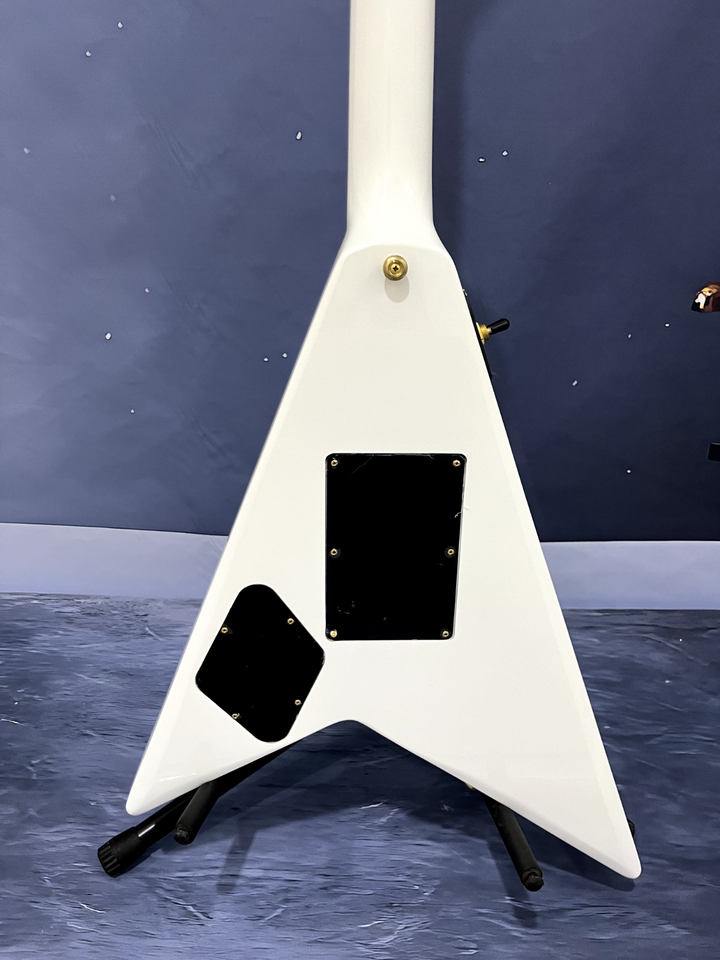 New Factory Customization Electric Guitar Randy Rhoads V Flying White ...